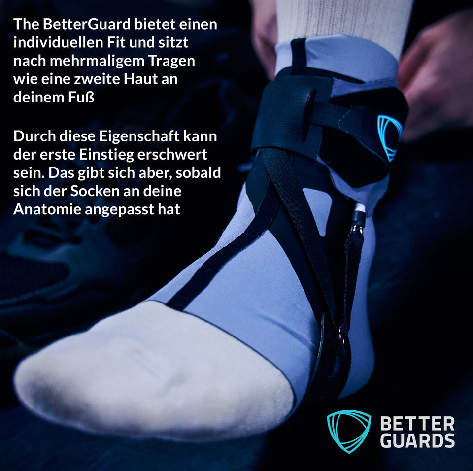 Unique ankle protection & freedom of movement combined
